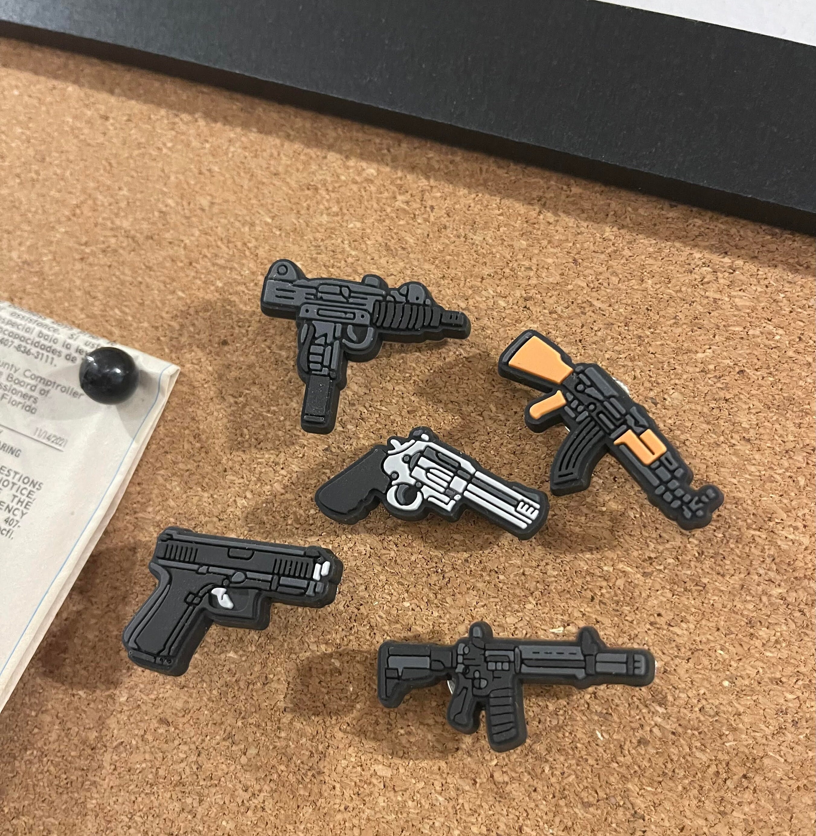 20 GUNS TACKS Thumbtacks, Military, Tactical, Decorative Thumb Tacks ...