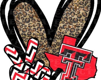 Texas Tech Png | Etsy