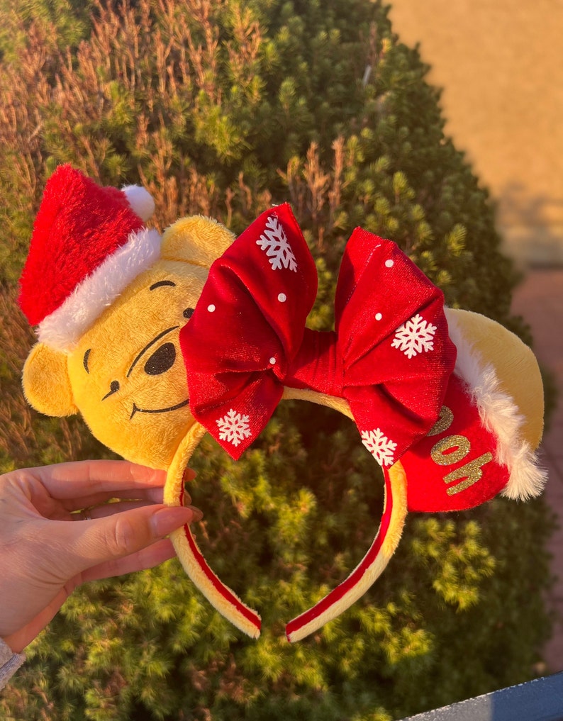 Winnie the Pooh Christmas Ears - Etsy