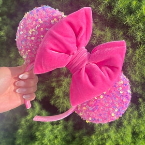 Pink Mouse Ears. - Etsy