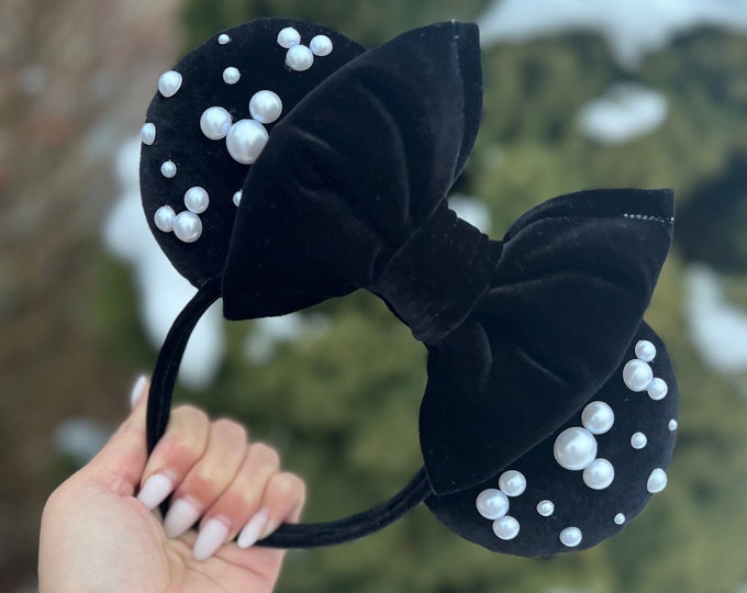 Black Velvet Ears - Etsy