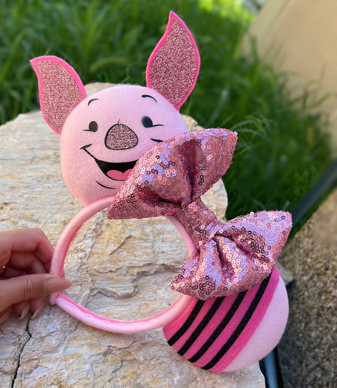 Piglet Inspired Ears - Etsy