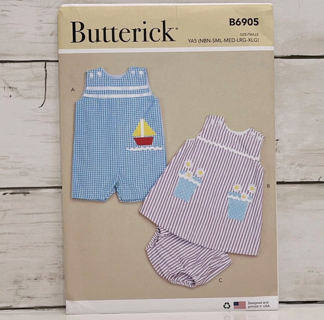 Butterick B6905 Babies Sewing Patterns UNCUT - Etsy