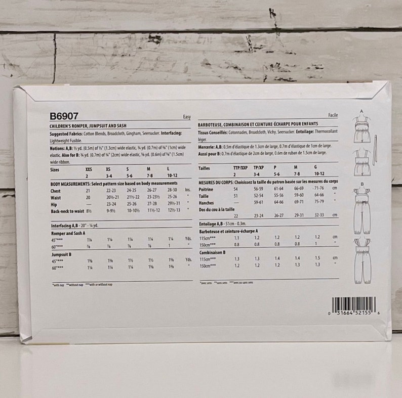 Butterick B6907 Childs Sewing Patterns UNCUT - Etsy