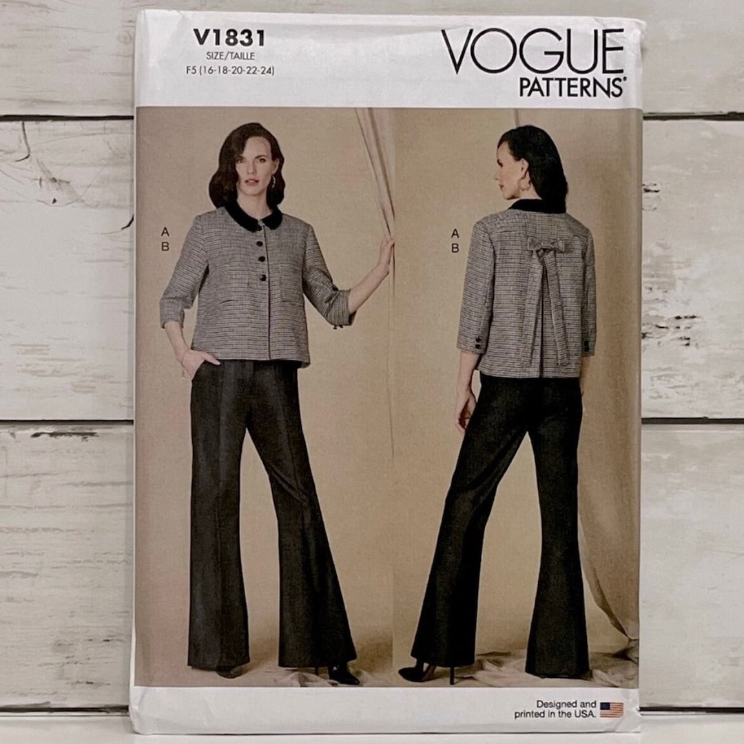 Vogue V1831 Womens Sewing Patterns PLUS SIZE UNCUT - Etsy