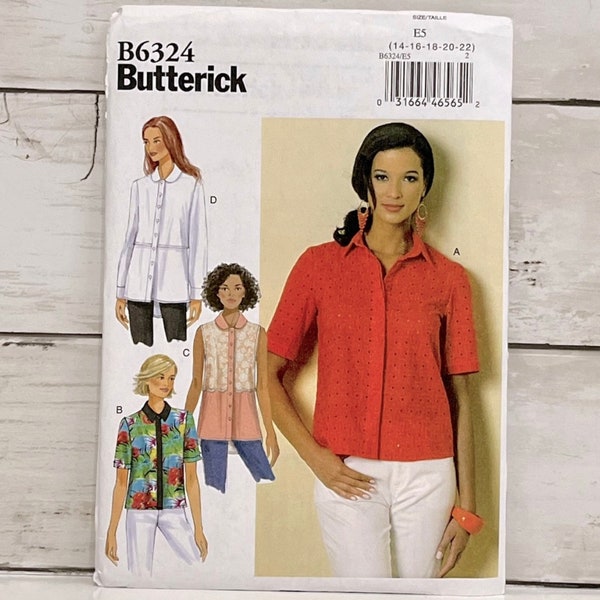 Plus Size Blouse Sewing Pattern - Etsy