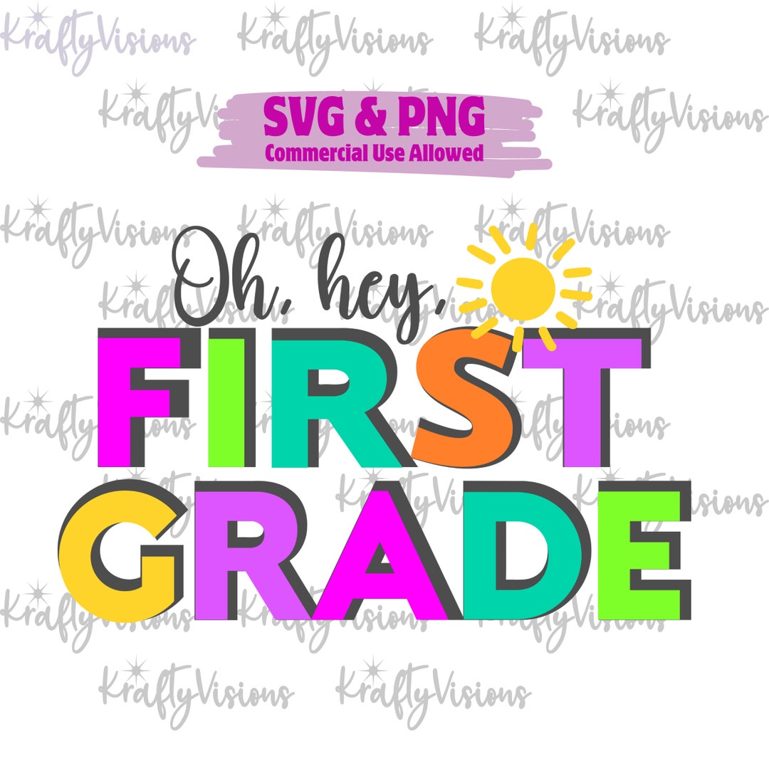 First Grade SVG, Teacher, Education, Teaching Assistant, Teacher Gift ...