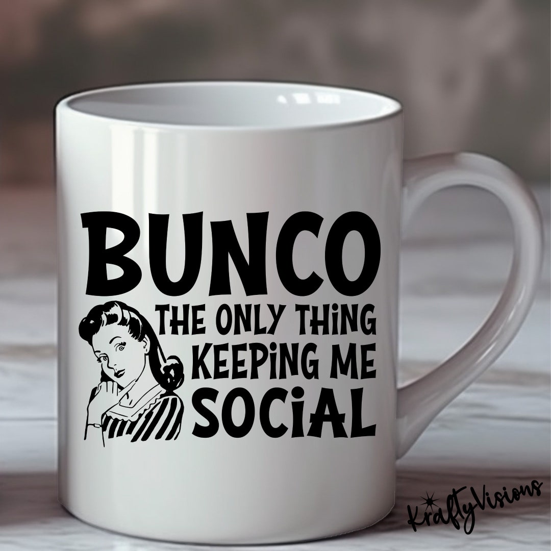 Funny Bunco SVG, Bunco SVG, Bunco PNG, Bunco Game, Bunco Night, Bunco ...