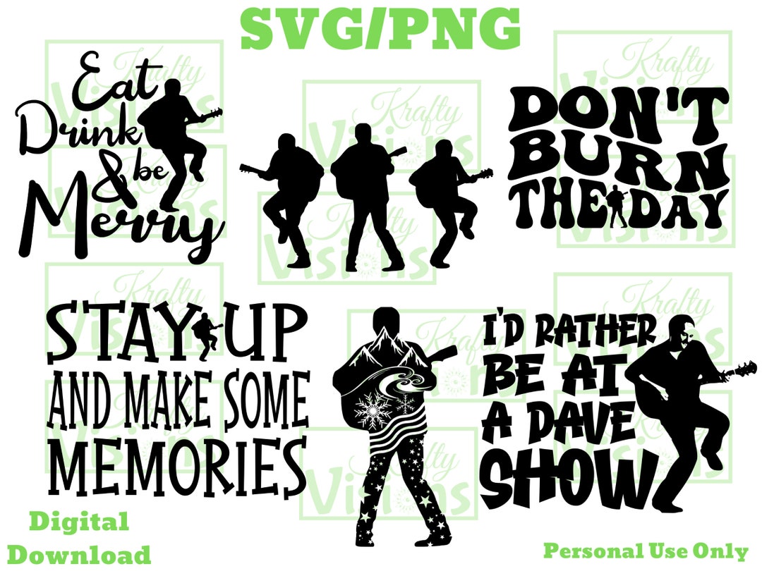 Dave Matthews SVG, Dave Matthews PNG, Dave Fan, Dave Music, DMB, Dave ...