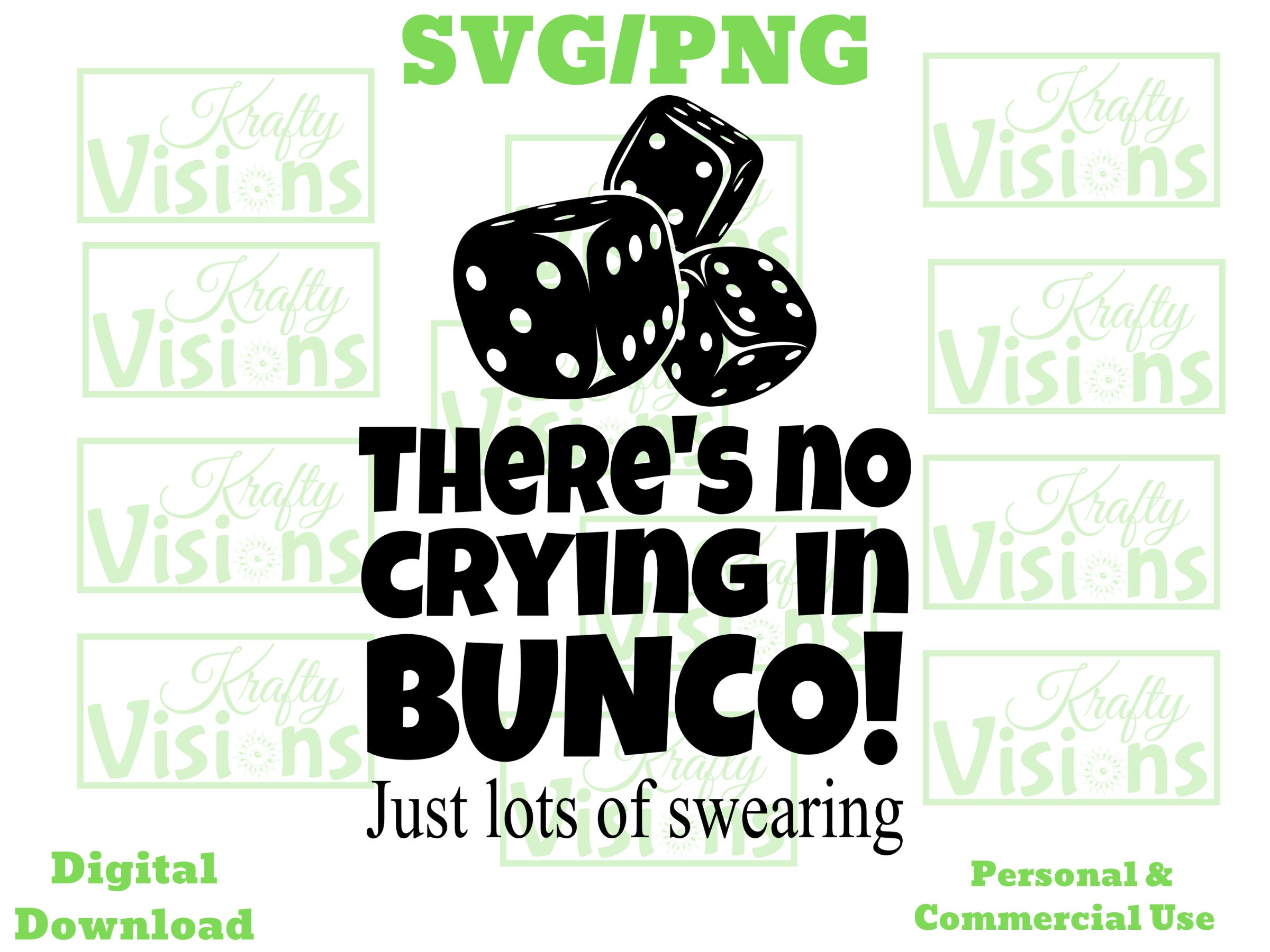 Bunco SVG Bunco PNG Bunco Night Bunco Game Bunco Gift - Etsy