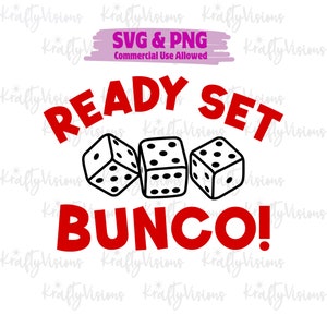 Bunco SVG/PNG, Bunco Graphic, Funny Bunco SVG, Bunco Night, Bunco Dice ...