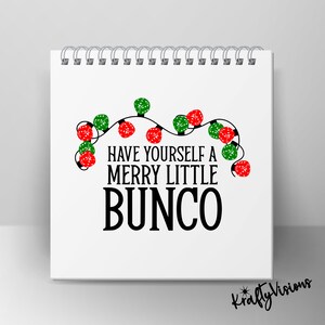 Bunco SVG/PNG, Bunco Graphic, Bunco Night, Christmas Bunco, Happy ...