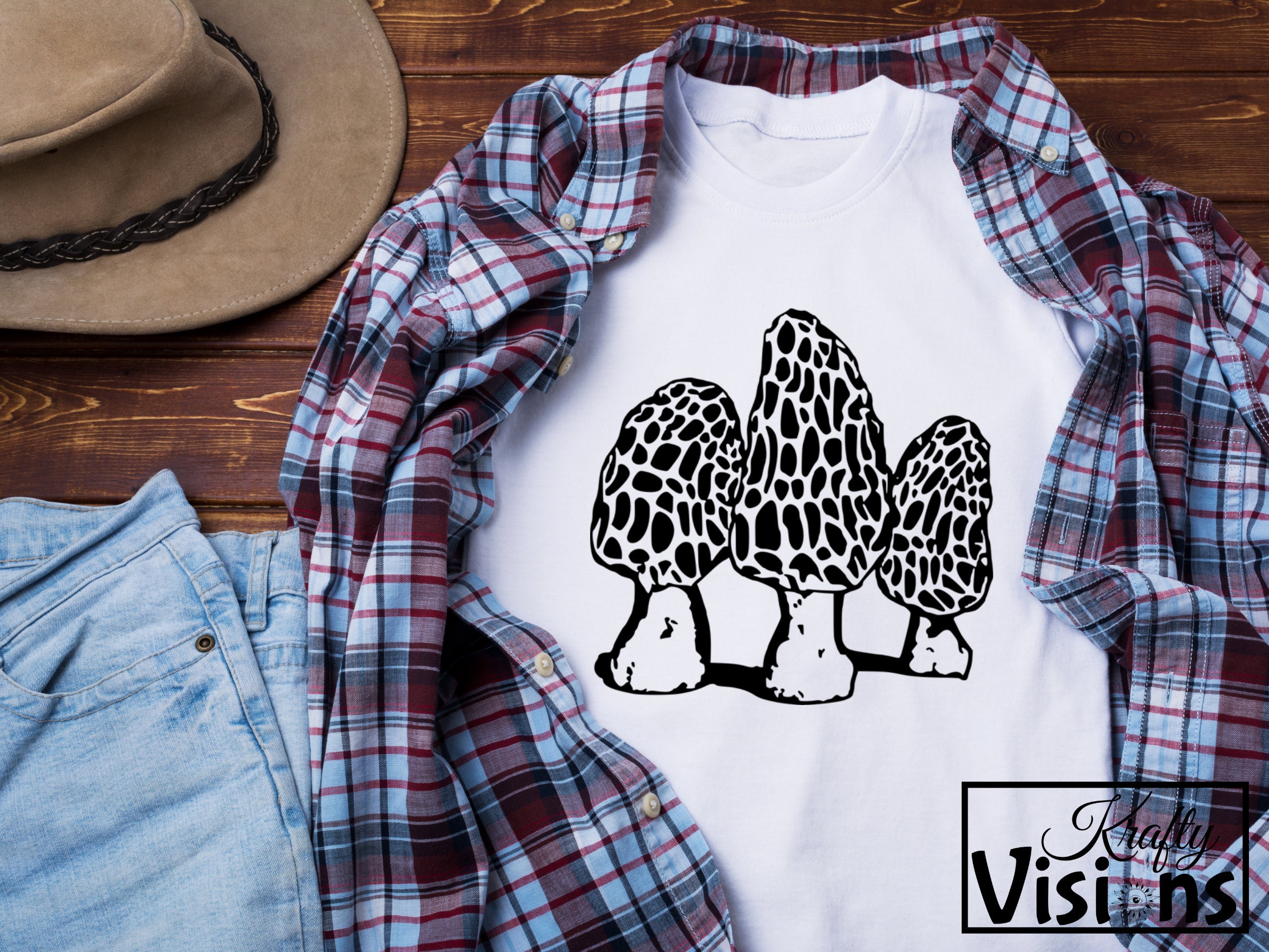 Morel SVG Bundle Mushroom SVG Bundle - Etsy