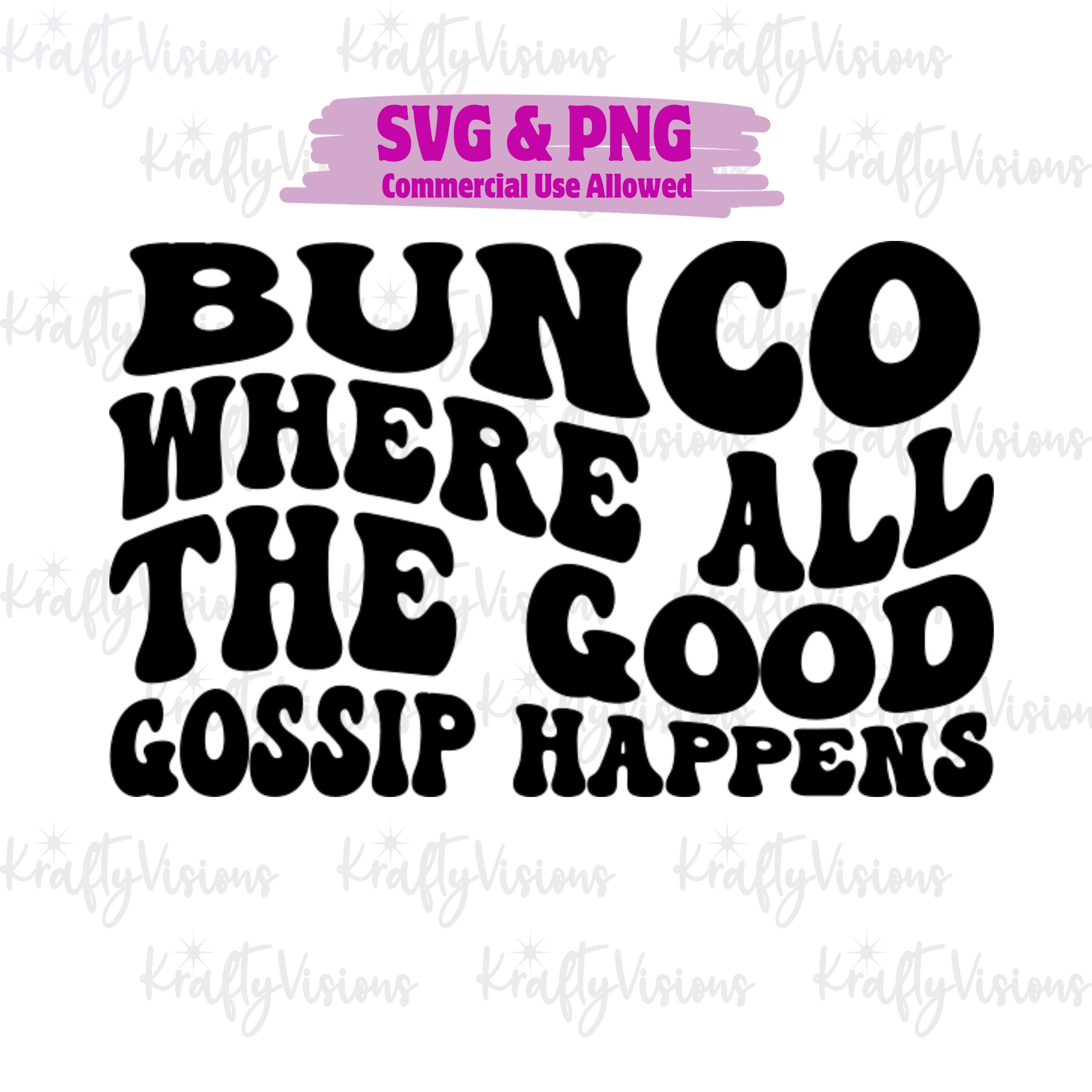 Bunco SVG Bunco PNG Bunco Game Bunco Gift Bunco Night - Etsy