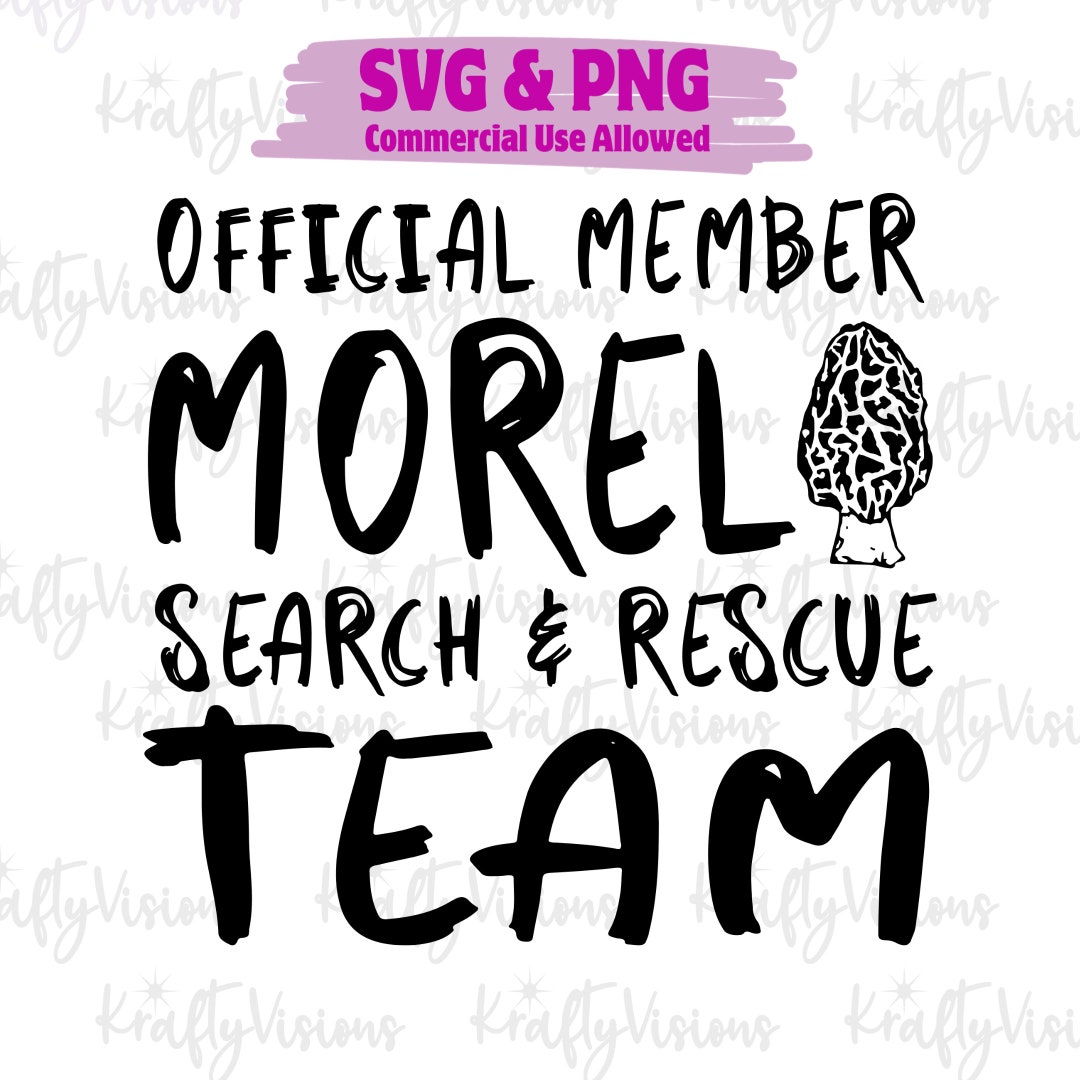 Morel SVG, Morel PNG, Morel Mushroom SVG, Mushroom Hunter, Mushroom ...