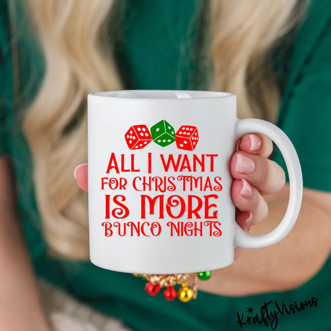 Bunco SVG, Bunco PNG, Bunco Night, Christmas Bunco, Happy Holidays ...