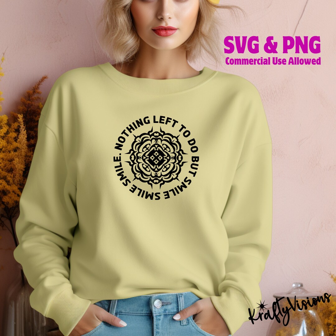 Smile SVG, Feel Good SVG, Inspirational, Happiness, Be Happy - Etsy