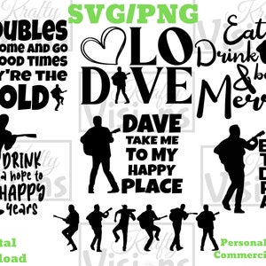 Dave Matthews SVG, Dave Matthews PNG, DMB, Dave Matthews, Dave Mattews ...