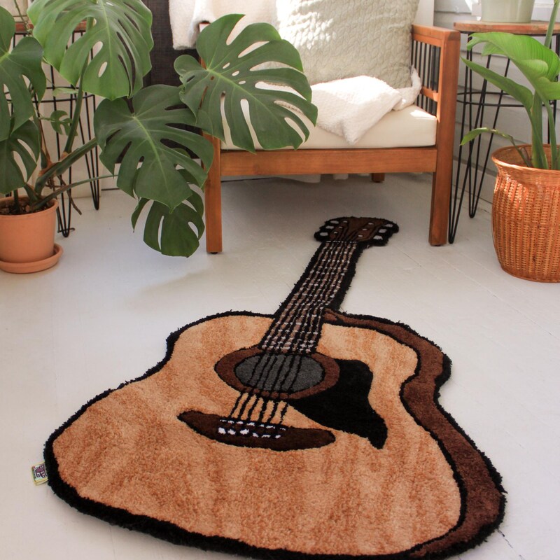 Guitar Rug Handmade - Etsy