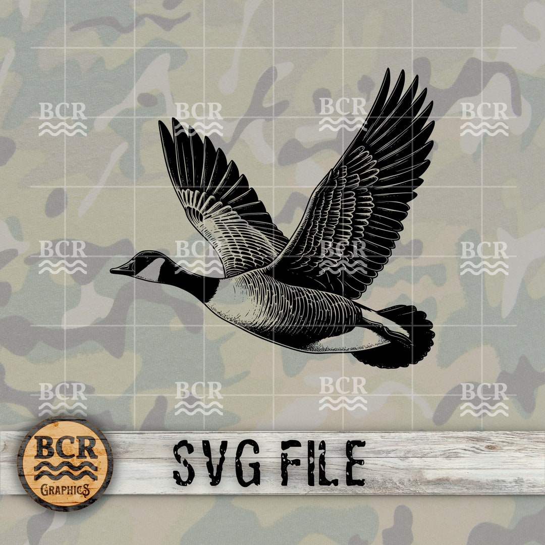 Canada Goose SVG, Swimming Goose SVG, Geese Svg, Goose Digital Download ...