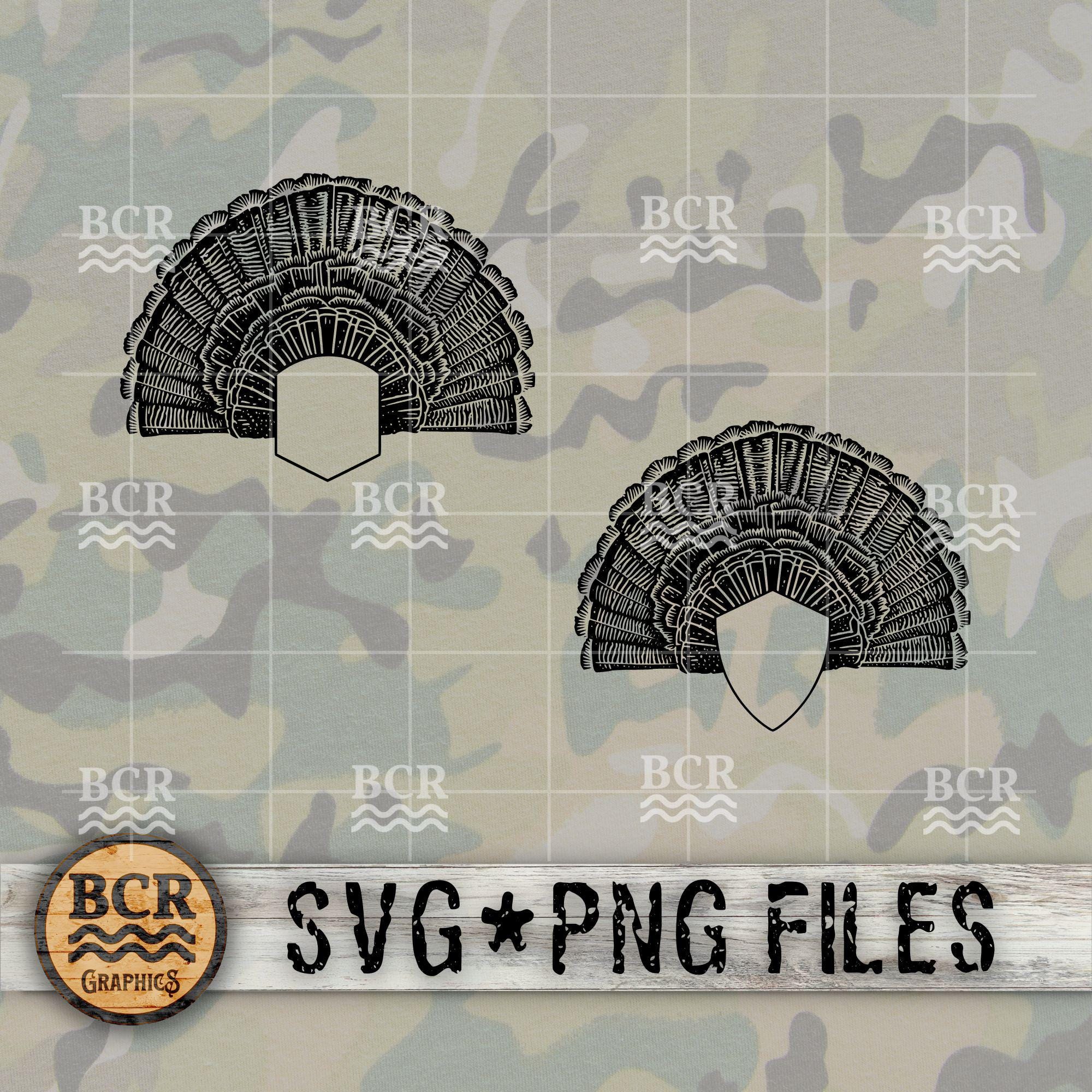 Abanico de pavo, SVG de pavo salvaje, SVG de pavo macho, Descarga ...