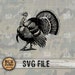 Wild Turkey SVG, Gobbler Turkey SVG, Turkey Hunting Digital Download ...