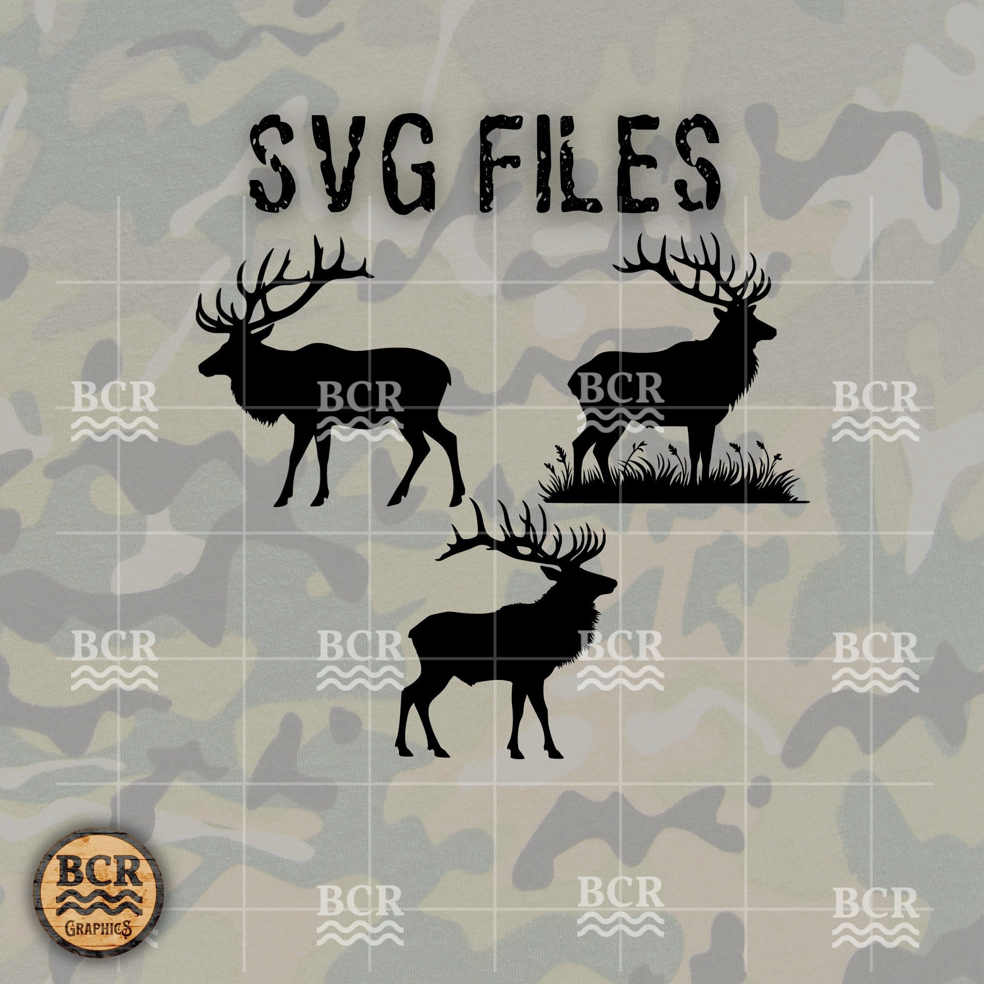 Big Bull Elk SVG, Elk SVG, Bull Elk Digital Download, Elk Hunting ...