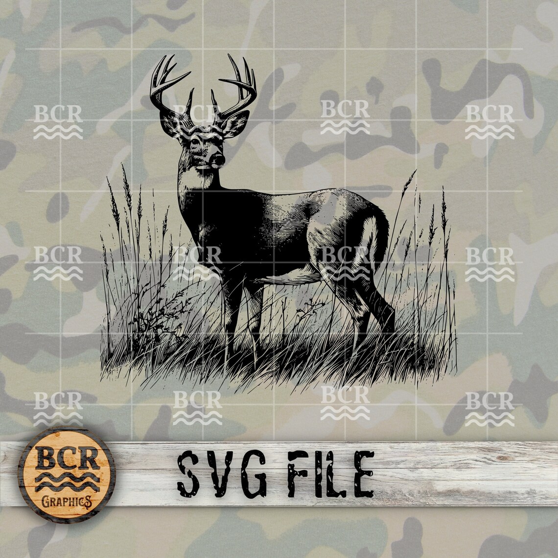Deer SVG, Buck SVG, Whitetail Deer SVG, Deer Head Svg, Big Buck Svg ...