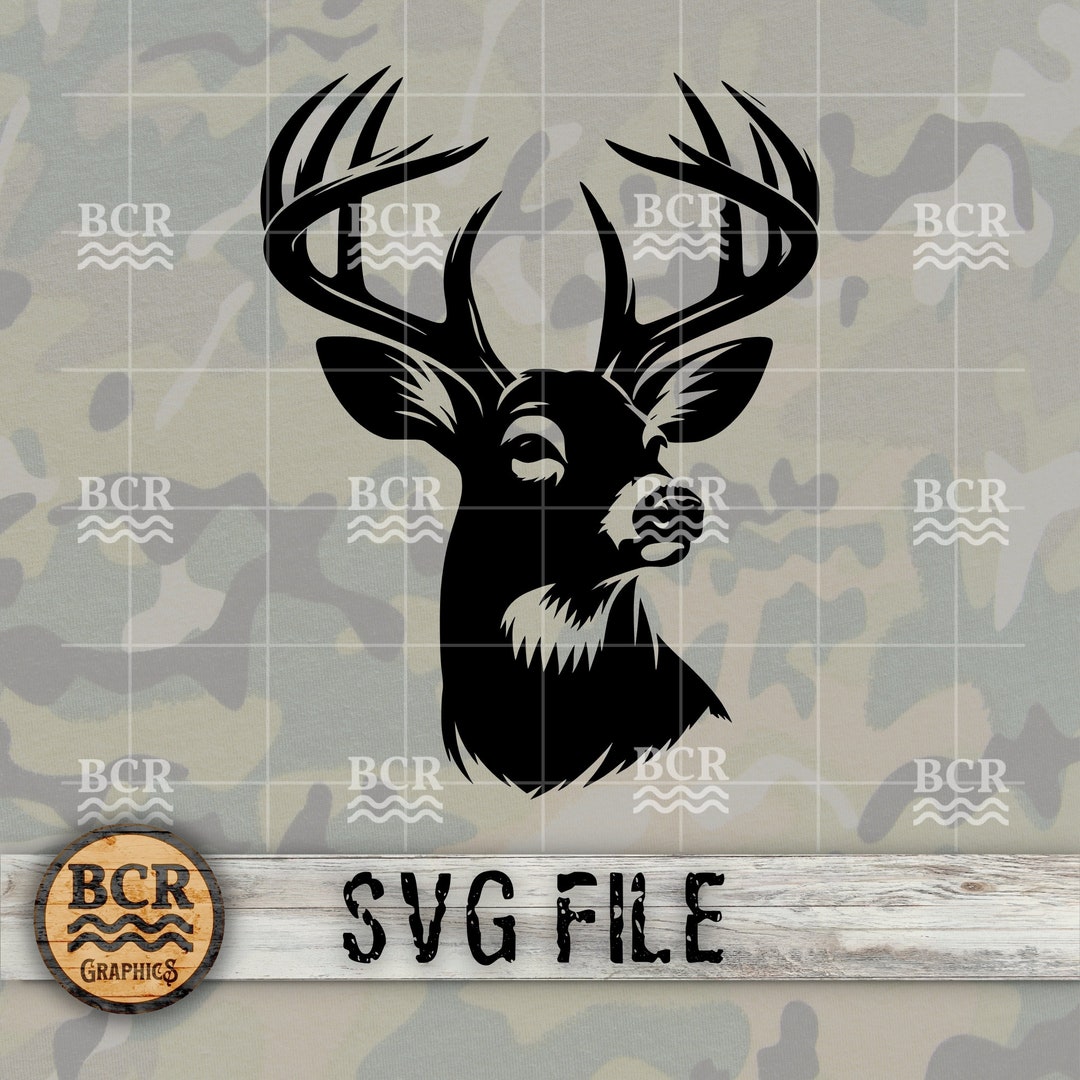 Big Buck SVG, Whitetail Deer SVG, Big Buck Digital Download, Deer ...