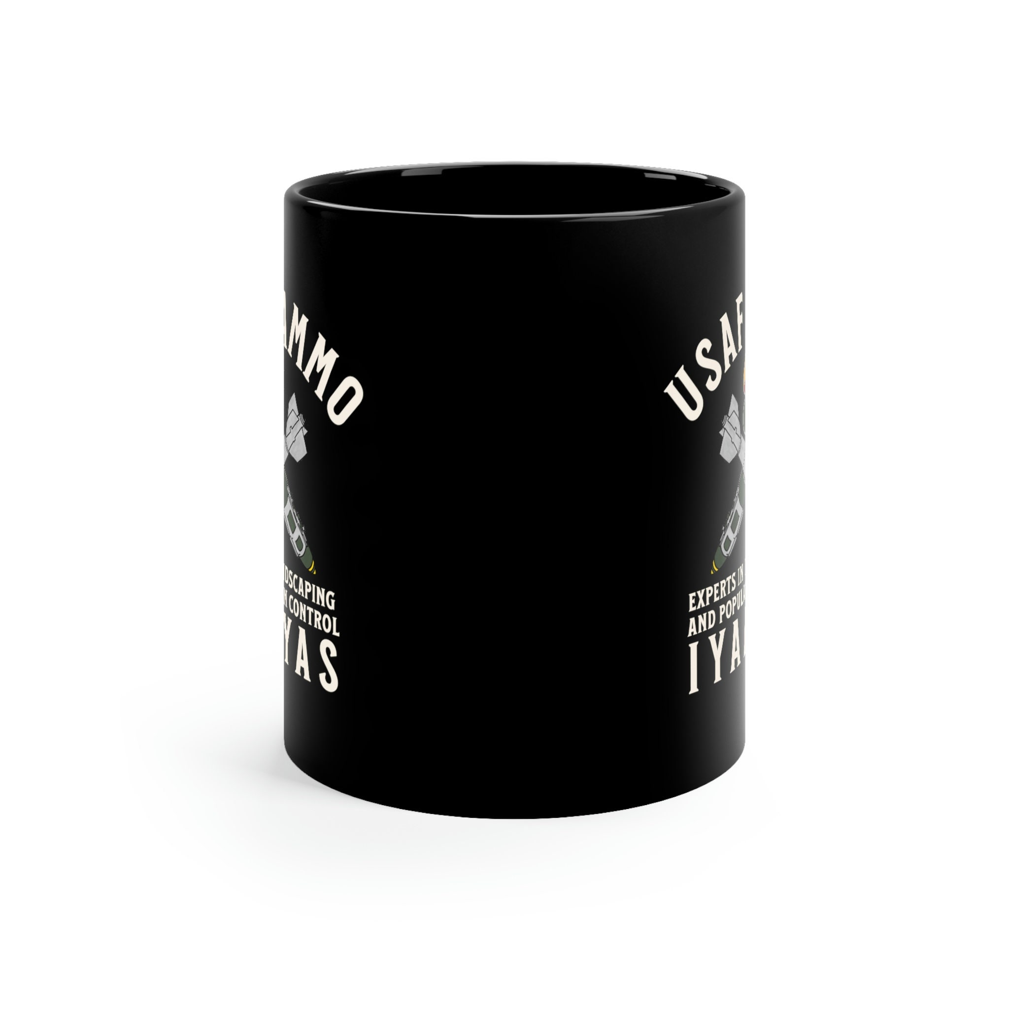 USAF AMMO Coffee Mug, IYAAYAS Coffee Mug, Ammo Troop, Air Force Veteran ...