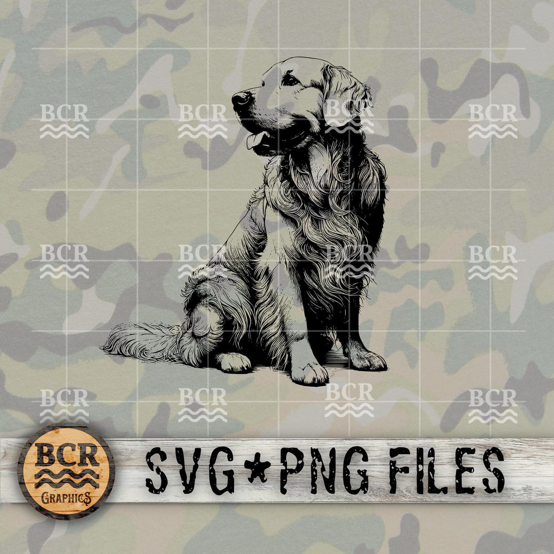 Golden Retriever SVG, Golden Retriever PNG, Golden Retriever Download ...