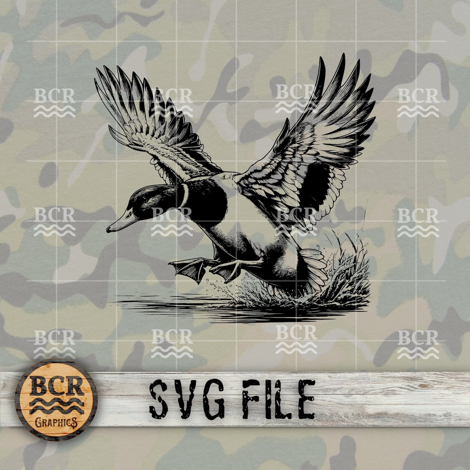 Mallard Duck SVG, Flying Duck SVG, Duck Digital Download, Duck Hunting ...