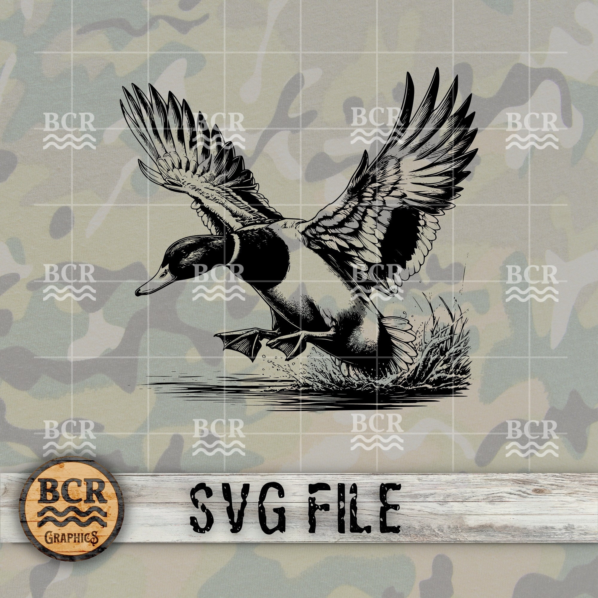 Mallard Duck SVG, Flying Duck SVG, Duck Digital Download, Duck Hunting ...