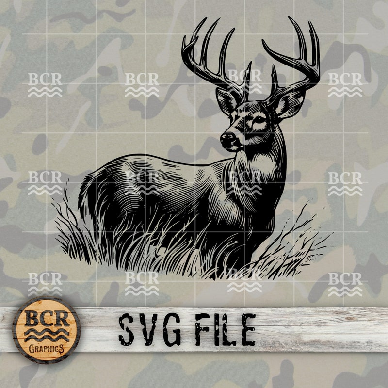 Deer Svg - Etsy
