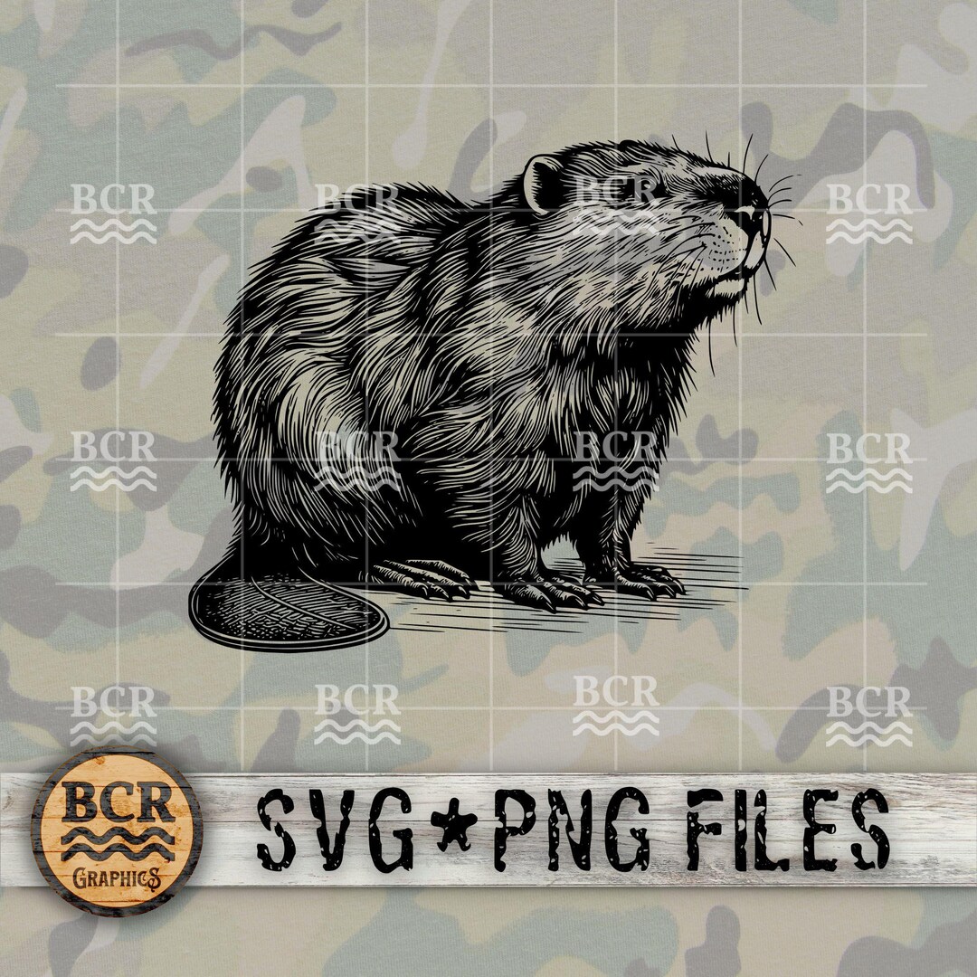 Beaver SVG, Beaver PNG, Beaver Clipart, Beaver Digital Download, Cute ...