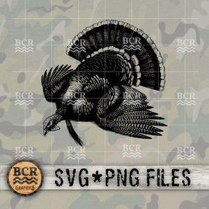 Wild Turkey SVG, Gobbler Turkey SVG, Turkey Hunting Digital Download ...