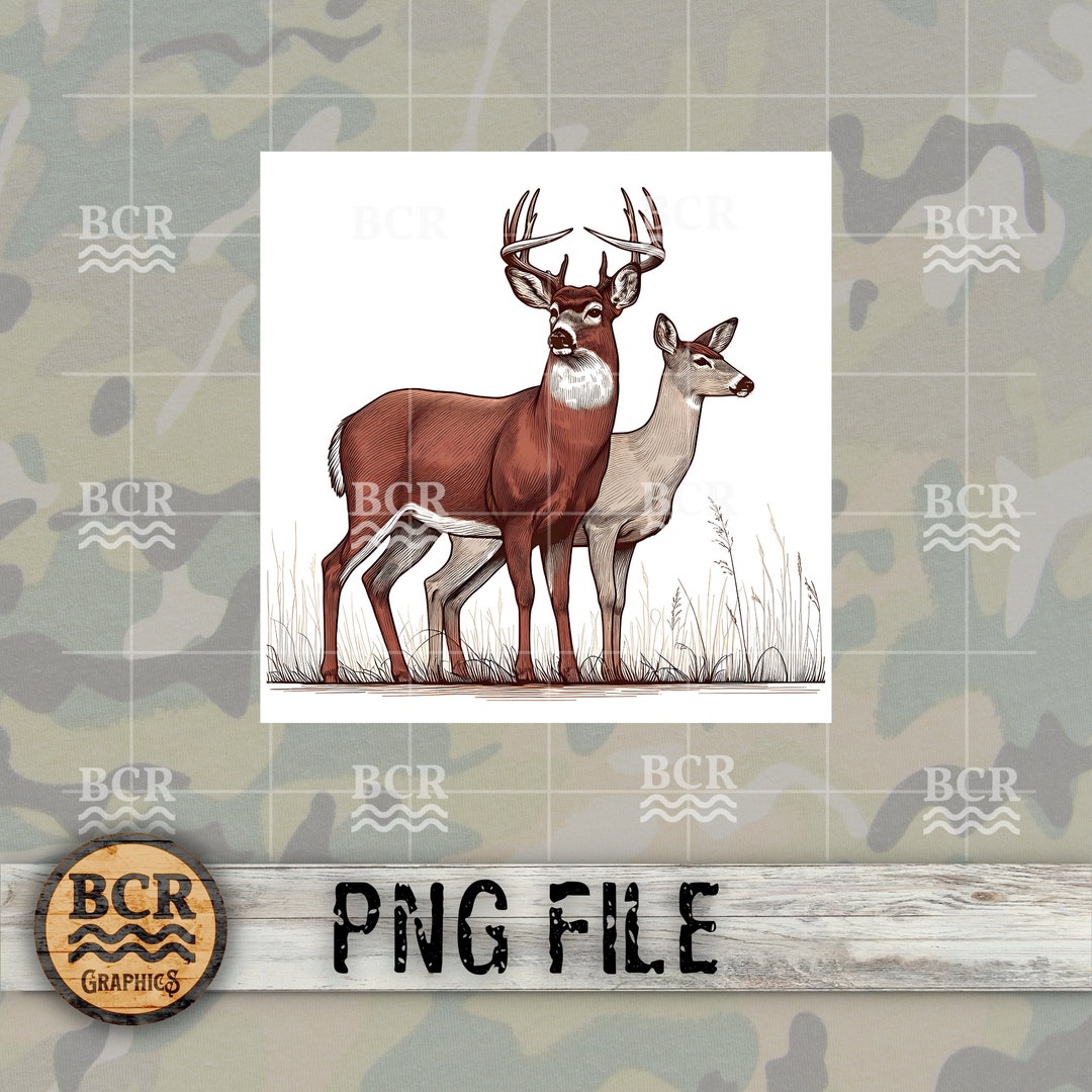 Big Buck PNG, Whitetail Deer PNG, Whitetail Buck Png, Big Buck Digital ...