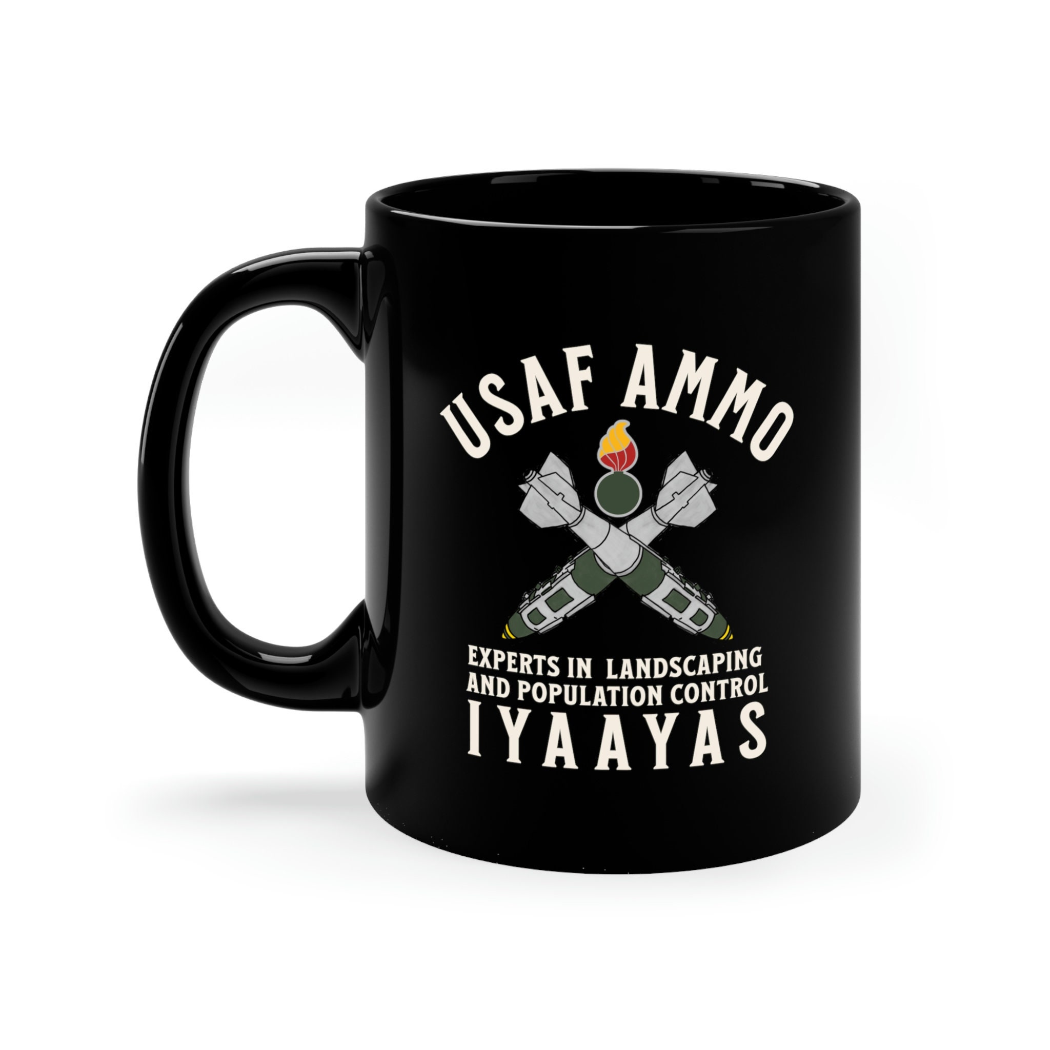 USAF AMMO Coffee Mug, IYAAYAS Coffee Mug, Ammo Troop, Air Force Veteran ...