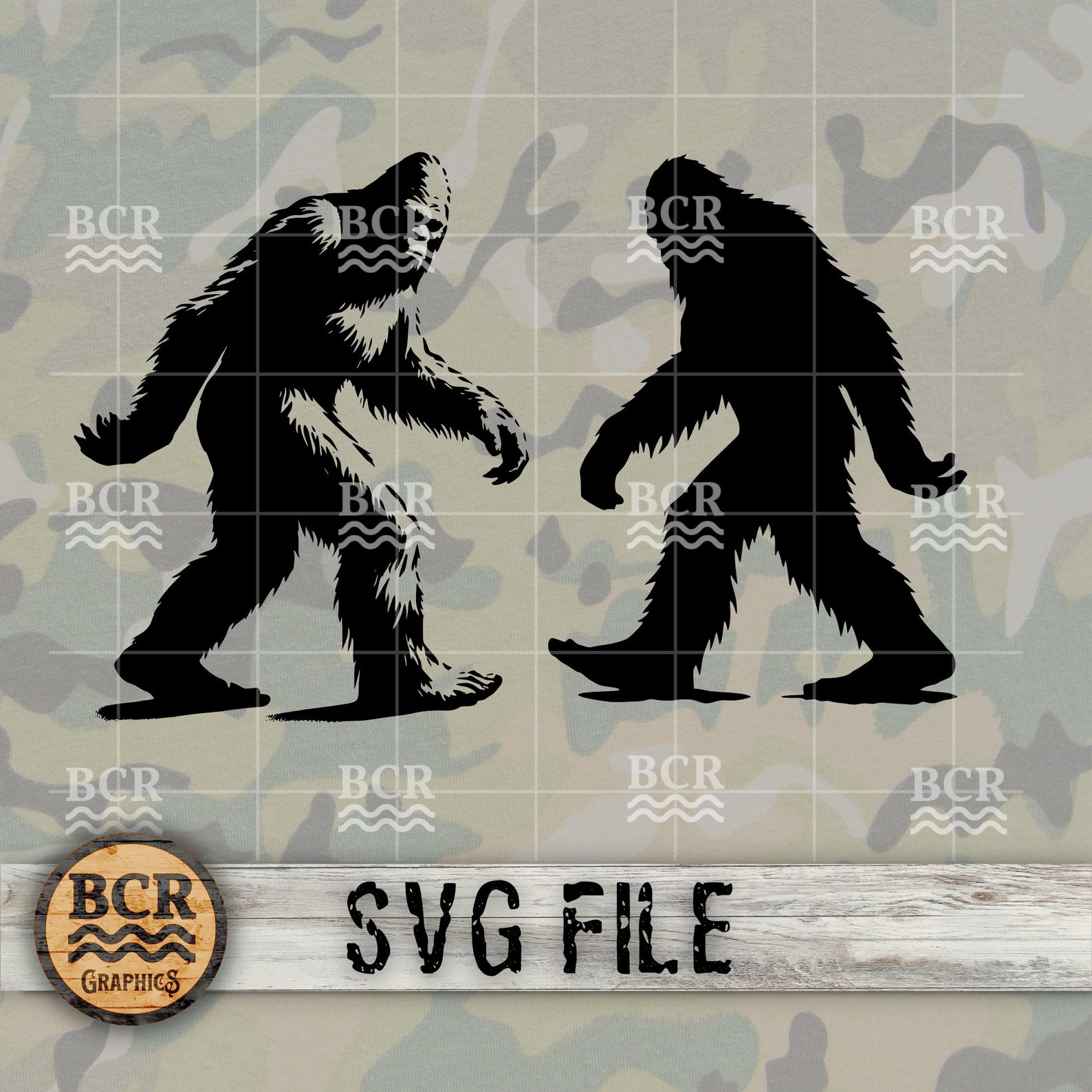 Bigfoot SVG, Sasquatch SVG, Bigfoot Silhouette, Bigfoot Download ...