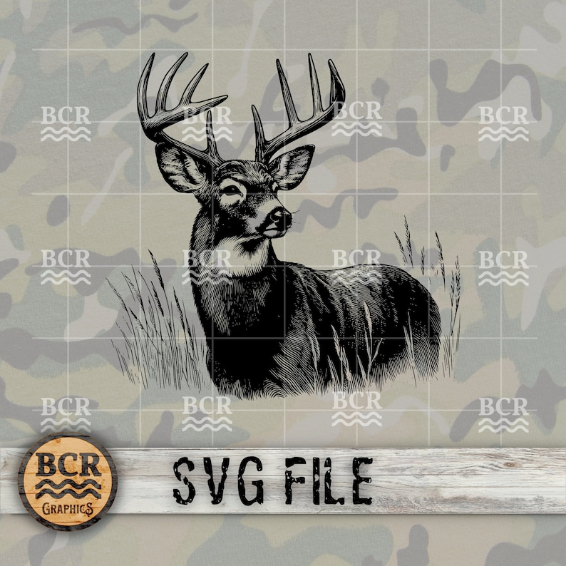 Deer SVG, Buck SVG, Whitetail Deer SVG, Deer Head Svg, Big Buck Svg ...