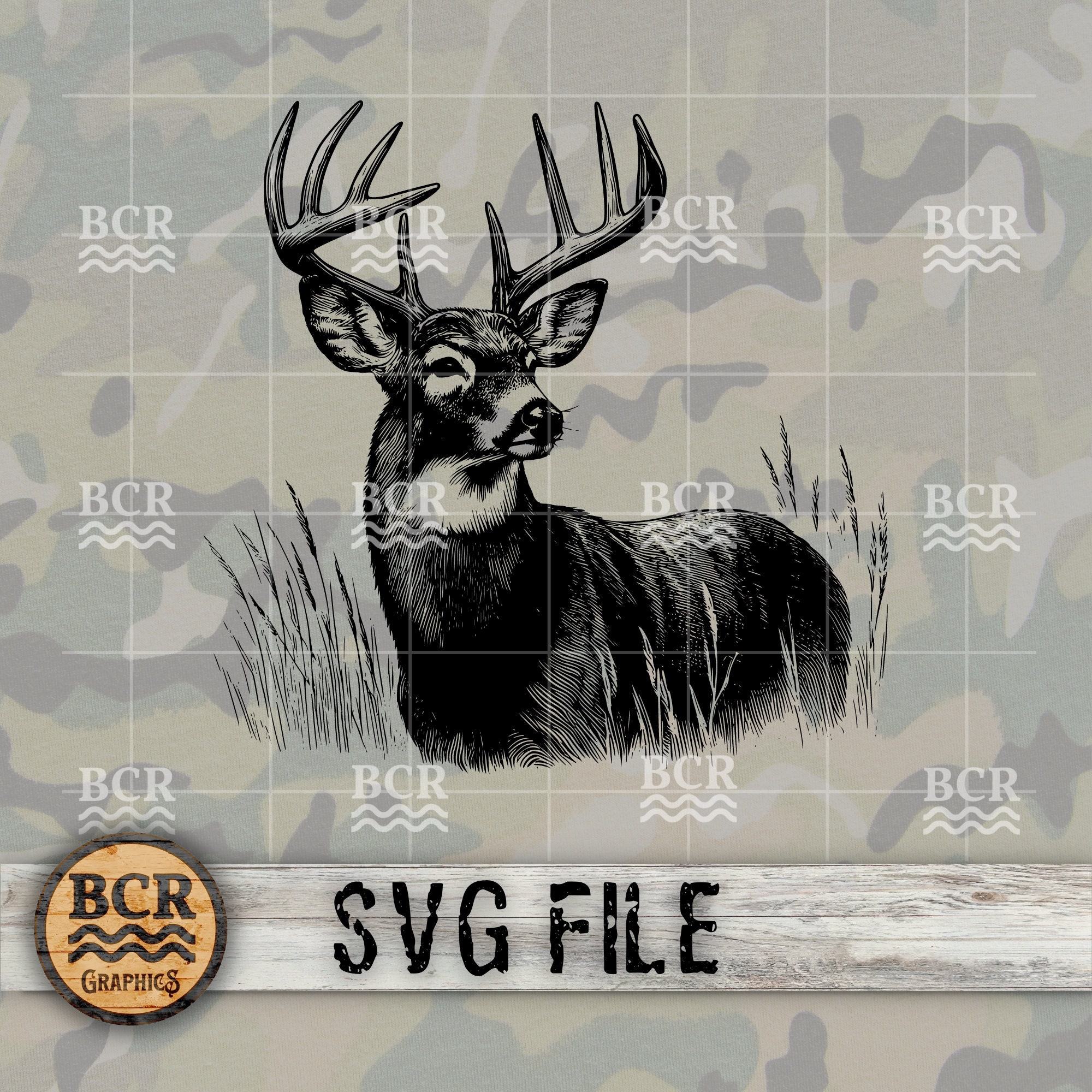 Deer SVG, Buck SVG, Whitetail Deer SVG, Deer Head Svg, Big Buck Svg ...