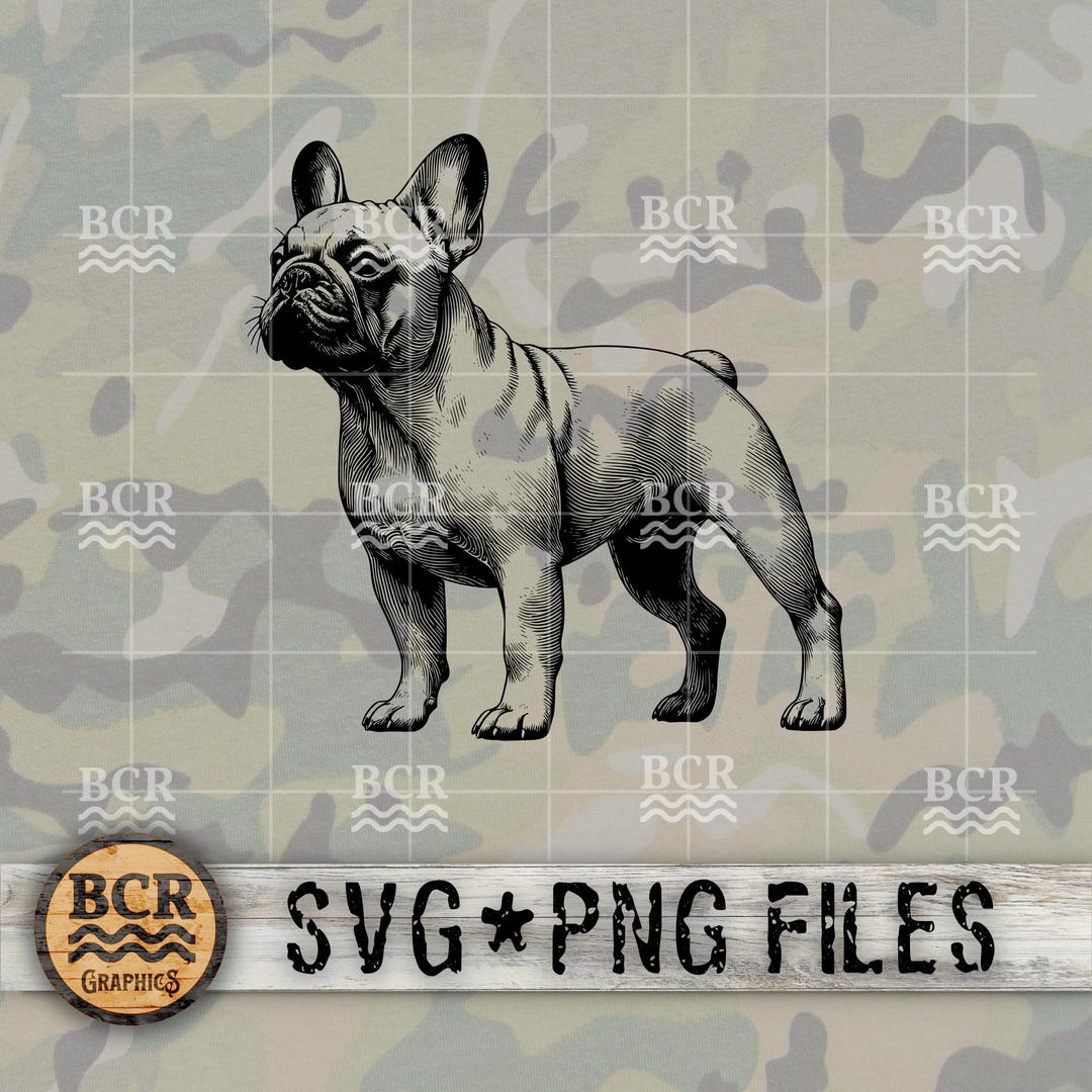 French Bulldog SVG, French Bulldog PNG, Frenchie SVG, Frenchie Download ...