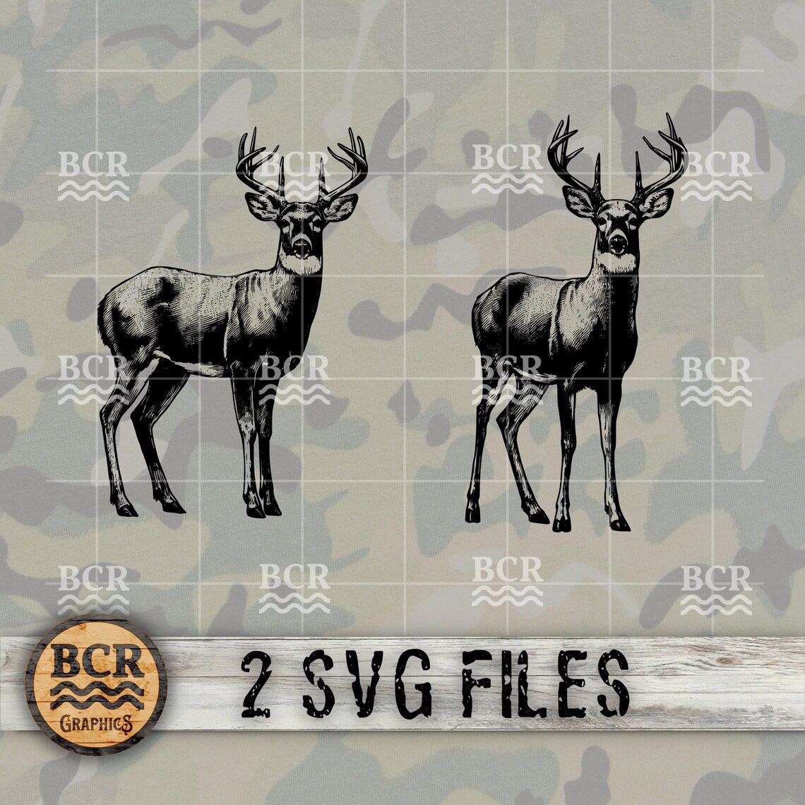 Big Buck SVG, Whitetail Deer SVG, Big Buck Digital Download, Deer ...