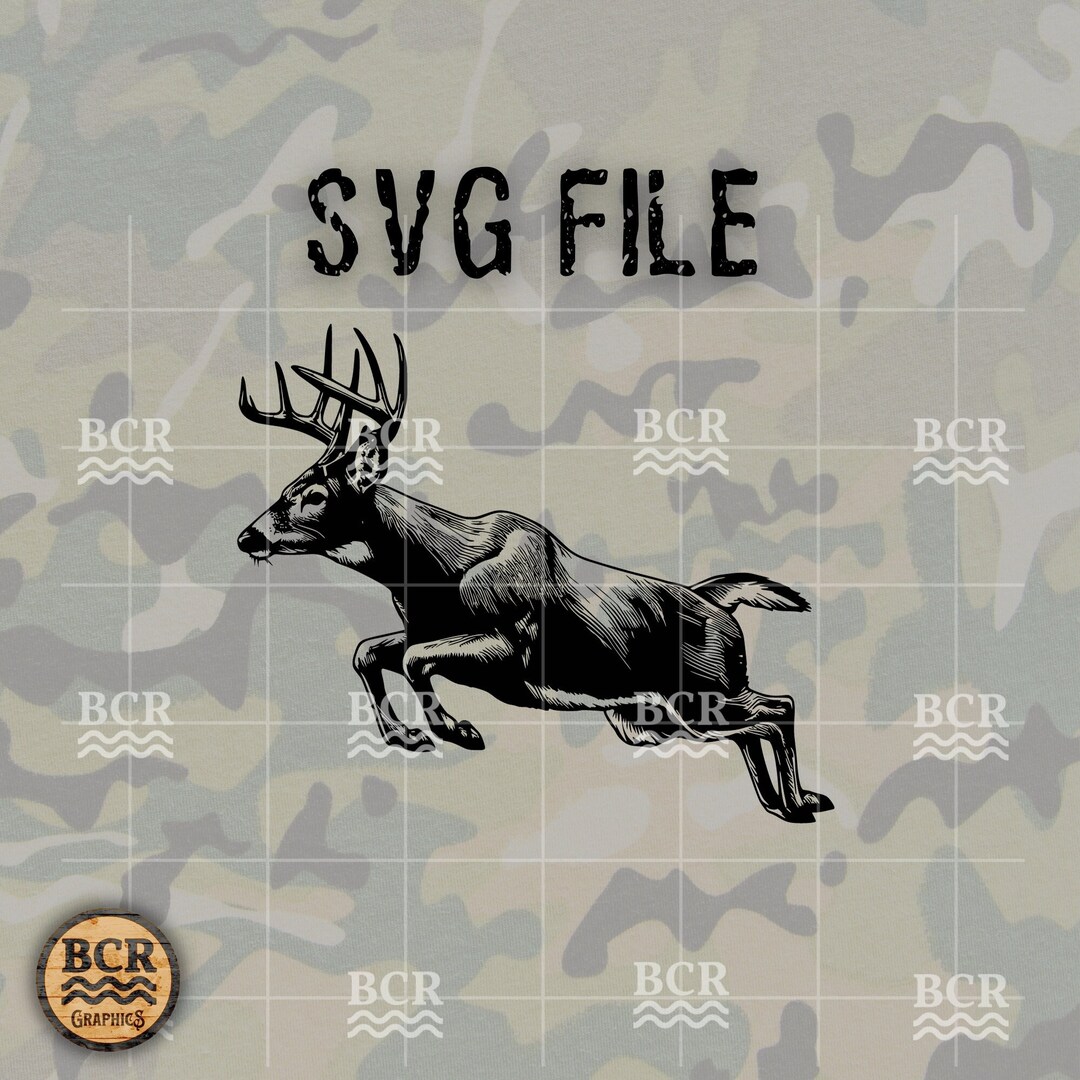 Big Buck SVG Whitetail Deer SVG Big Buck Digital Download - Etsy Canada
