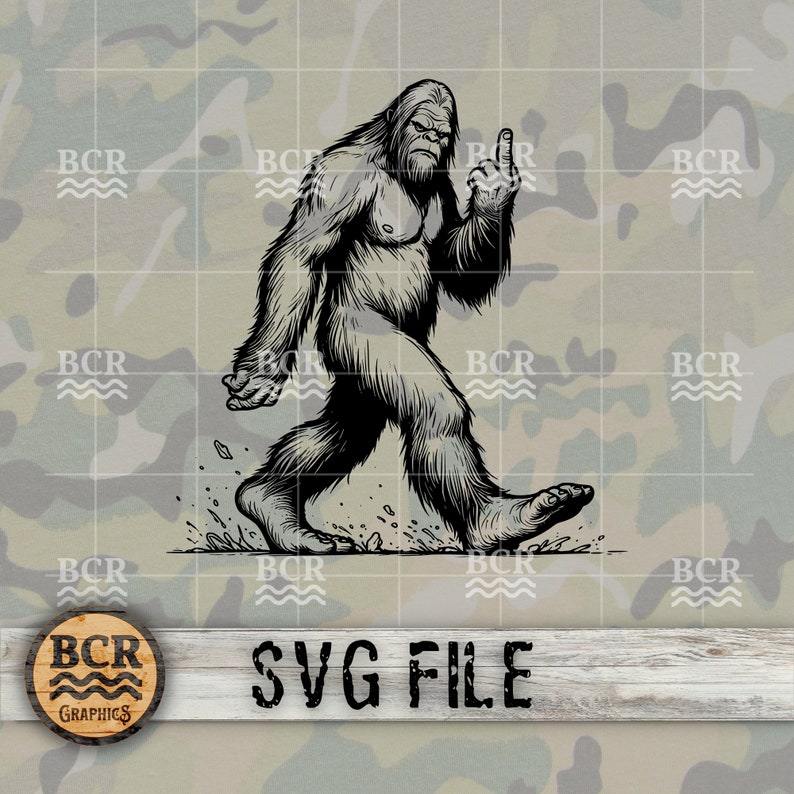 Funny Bigfoot SVG, Sasquatch SVG, Bigfoot Vector, Bigfoot Download ...