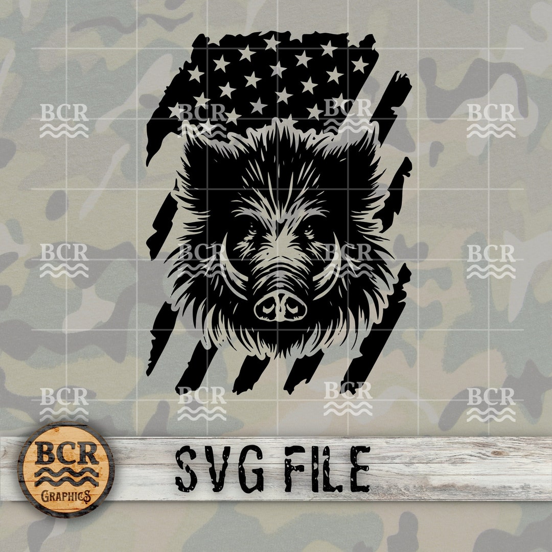 Wild Boar SVG, Wild Hog SVG, Wild Pig SVG, Wild Boar Digital Download ...