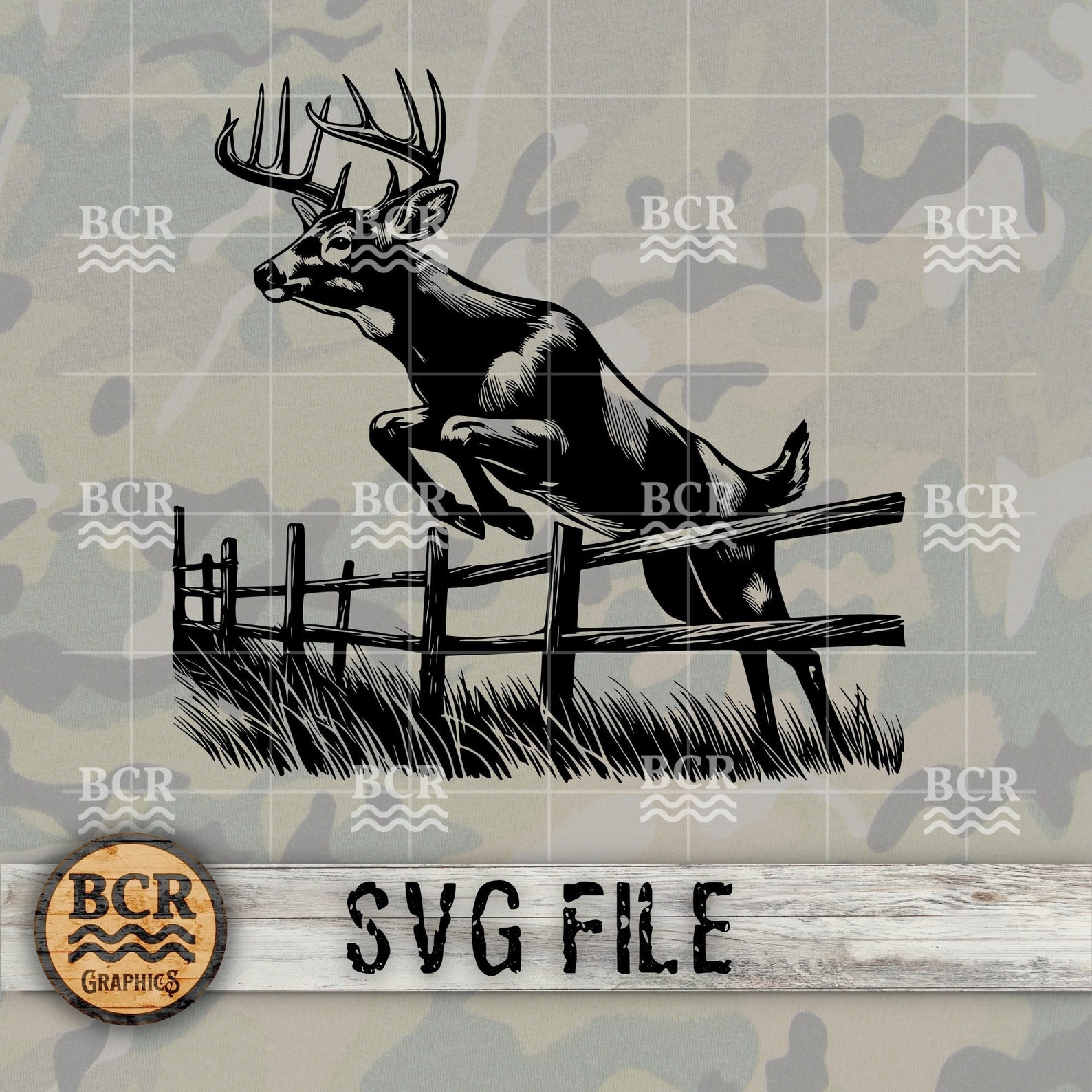 Big Buck SVG, Whitetail Deer SVG, Big Buck Digital Download, Deer ...