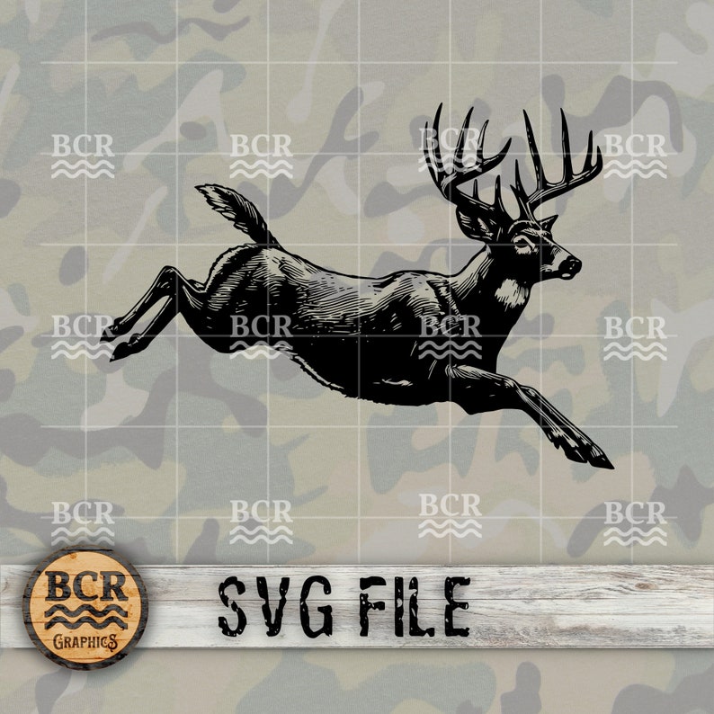 Big Buck SVG, Whitetail Deer SVG, Big Buck Digital Download, Deer ...
