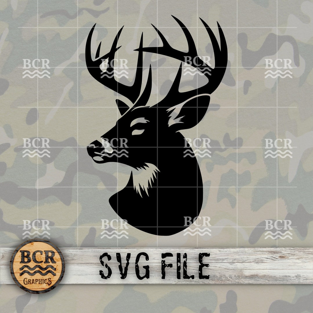 Big Buck SVG, Whitetail Deer SVG, Big Buck Digital Download, Deer ...