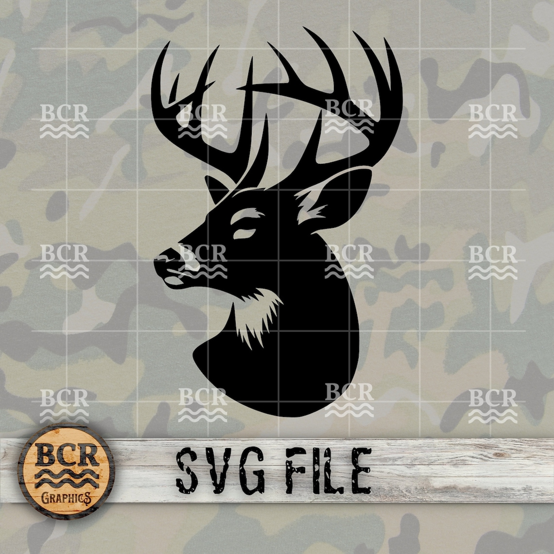 Big Buck SVG, Whitetail Deer SVG, Big Buck Digital Download, Deer ...